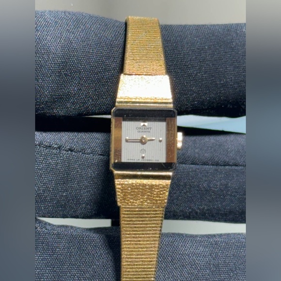 Orient | Accessories | Vintage Orient Watch Women Gold Tone Whitedial ...